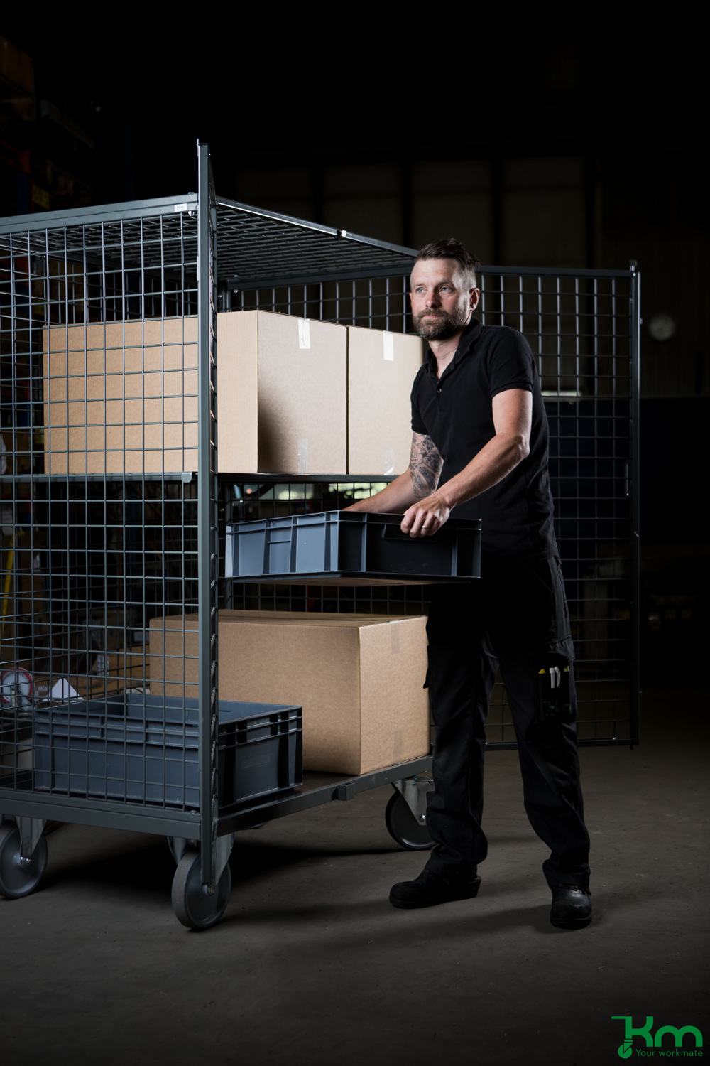 Säkerhetsvagn KMAS-1-ERGO - Säker transport av er utrustning | Nordsec.se